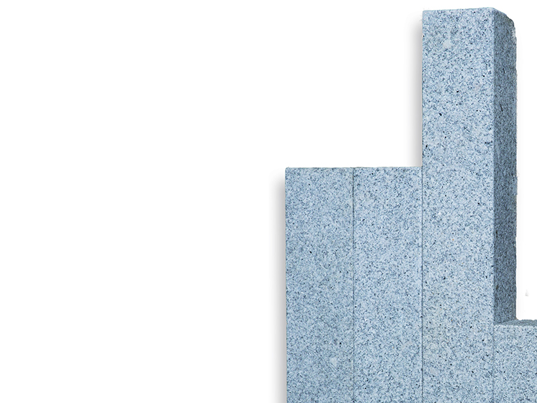 Granit Palisaden Bravo Exacta - OTT Natursteine - Baustoffrecycling