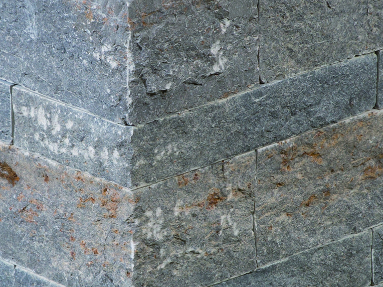 Muschelkalk Systemmauerwerk Vorder- und Rückseite gespalten - OTT ...