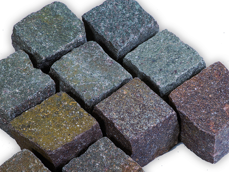Porphyr Pflastersteine - OTT Natursteine - Baustoffrecycling