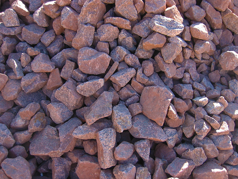 Porphyr Splitt - OTT Natursteine - Baustoffrecycling